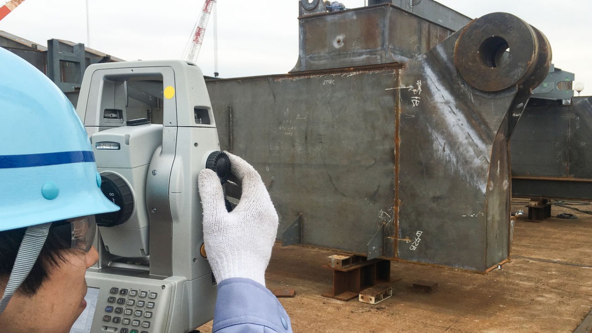 三次元測定システムMONMOS活用事例（NET1AXII） / JFEエンジニアリング株式会社 津製作所 / 2017年08月 | トプコン ポジショニング ウェブサイト