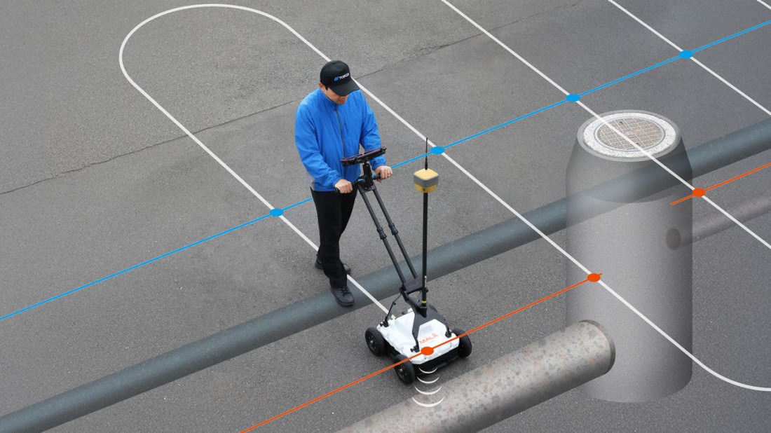 MALÅ Easy Locator Core "電磁波方式地中探査機" | トプコン ポジショニング ウェブサイト